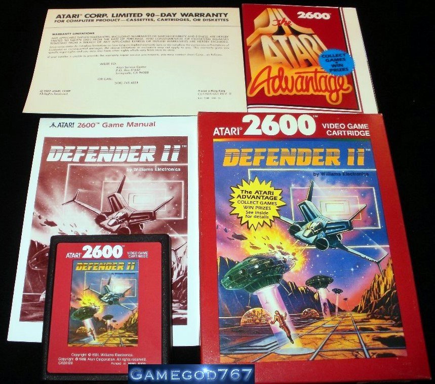 Defender II - Atari 2600 - Complete CIB