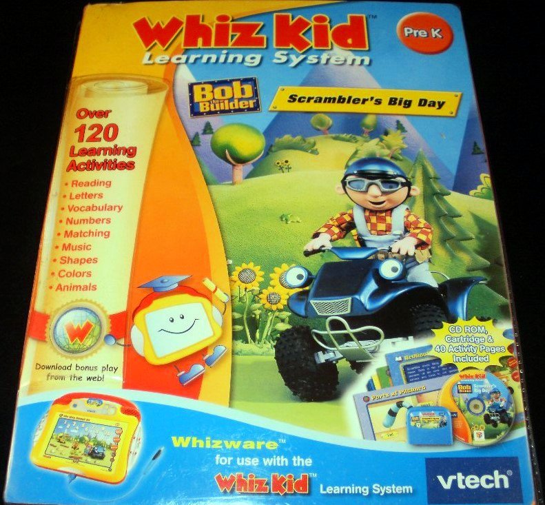 Bob the Builder - Vtech Whiz Kid Learning System - Brand New