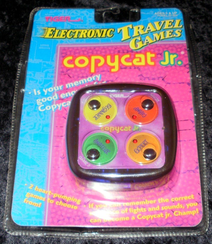 Copycat Jr - Vintage Handheld - Tiger Electronics 1996 - New Factory Sealed