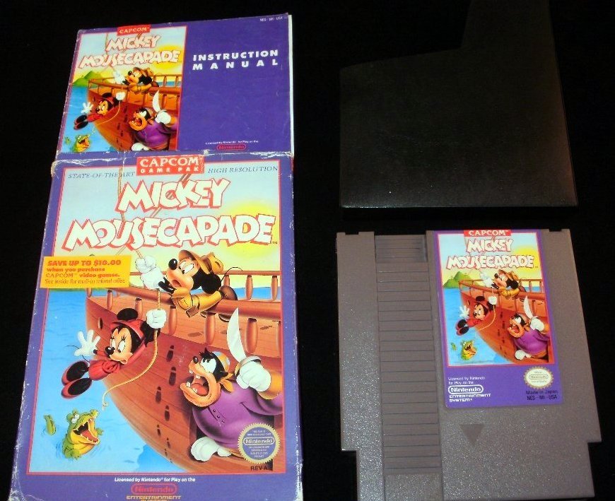 Mickey Mousecapade - Nintendo NES - Complete CIB