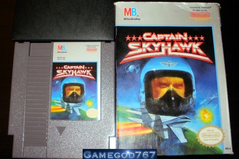 Captain Skyhawk - Nintendo NES - With Box and Cartridge Sleeve