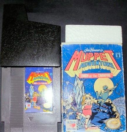 Muppet Adventure - Nintendo NES - With Box, Styrofoam Insert And Sleeve