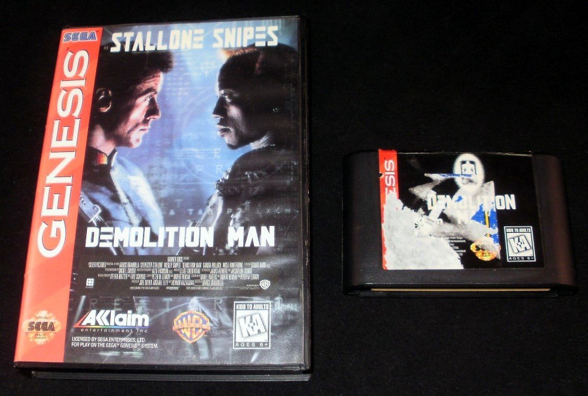 Demolition Man - Sega Genesis - With Box
