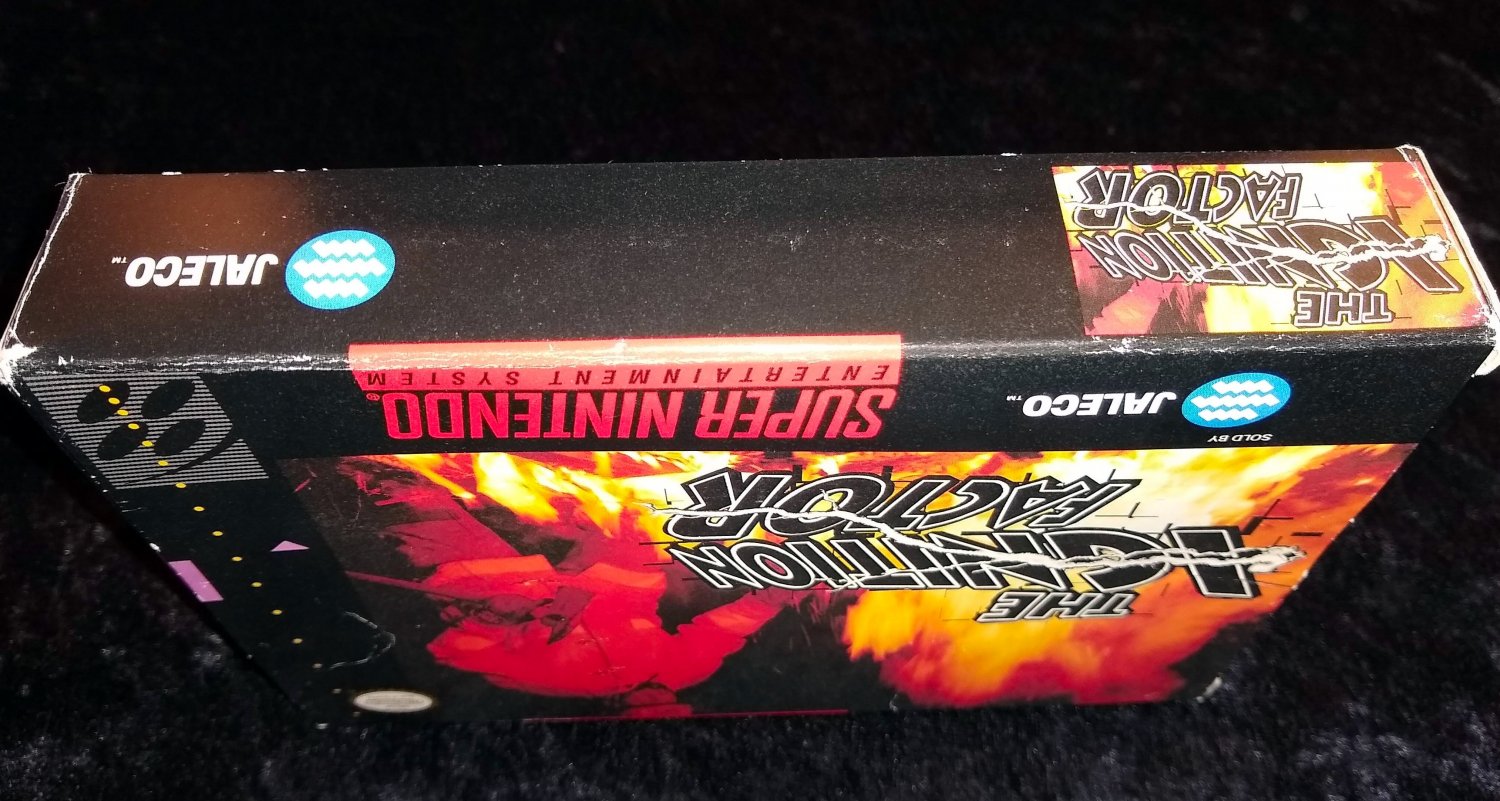 Ignition Factor - SNES Super Nintendo - With Box