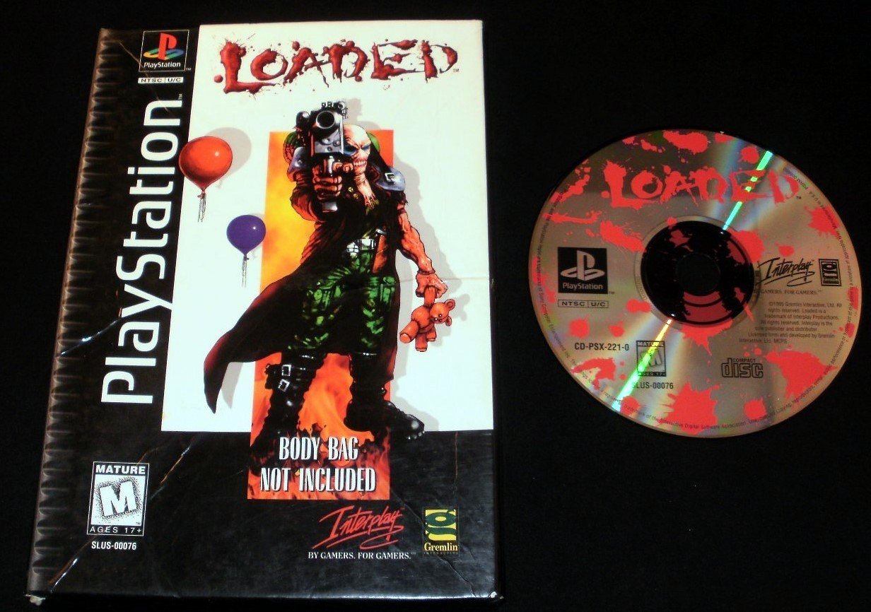Loaded - Sony PS1 - With Case - Long Box Cardboard 1995 Release