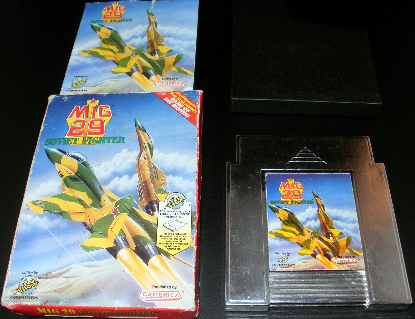 MiG 29 Soviet Fighter - Nintendo NES - Complete CIB