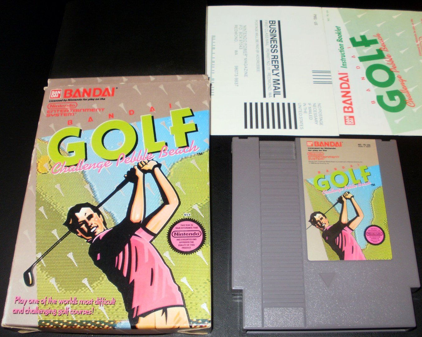 Bandai Golf - Nintendo NES - Complete CIB