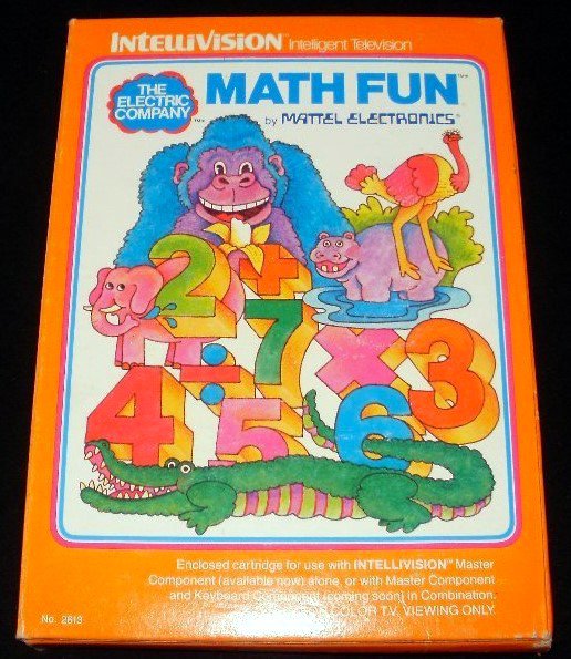 Math Fun - Mattel Intellivision - Complete CIB - Rare