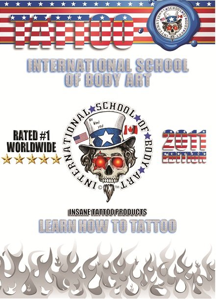 LEARN HOW TO TATTOO DVD COURSE 29 VIDEOS 4 GOLDEN DVDS MULTI-DISC SET