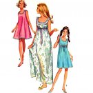 Sassy Mod 60's Angel Sleeve or Tablecloth Dress Butterick 5302 Vintage ...