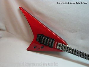 Kramer Vanguard FR440S Flying V Electric Guitar Red, w/Gigbag FR-440-S