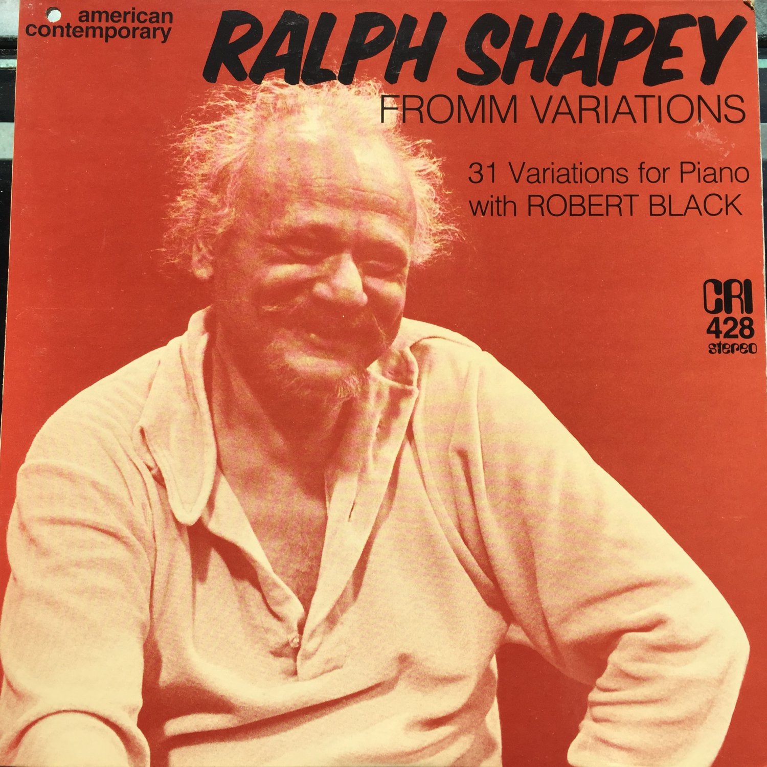 Ralph Shapey Robert Black From Variations 31 Variations For Piano CRI 428
