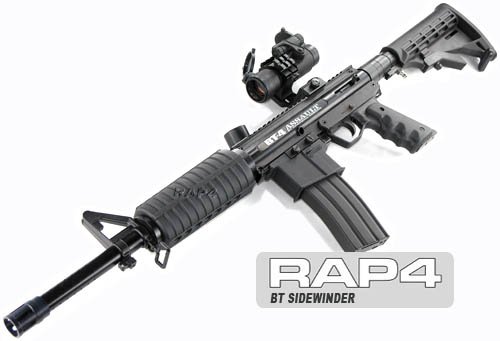 BT Paintball Gun Sidewinder Kit with Marker Package and Flexi-Air