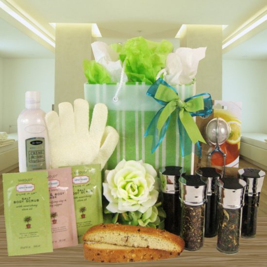 Spa Collection: Refresh!, Spa Tea Set Gift Basket