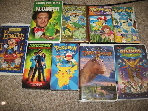 Lot of 11 Children/Kids VHS Tapes