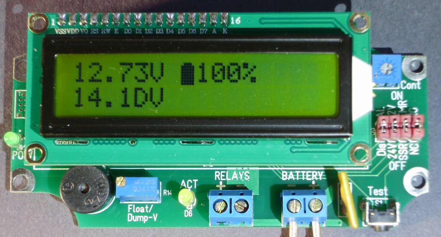 12V 24V LCD Relay SSR Diversion/Dump Control/Regulator Sol/Wind/Hyd ...