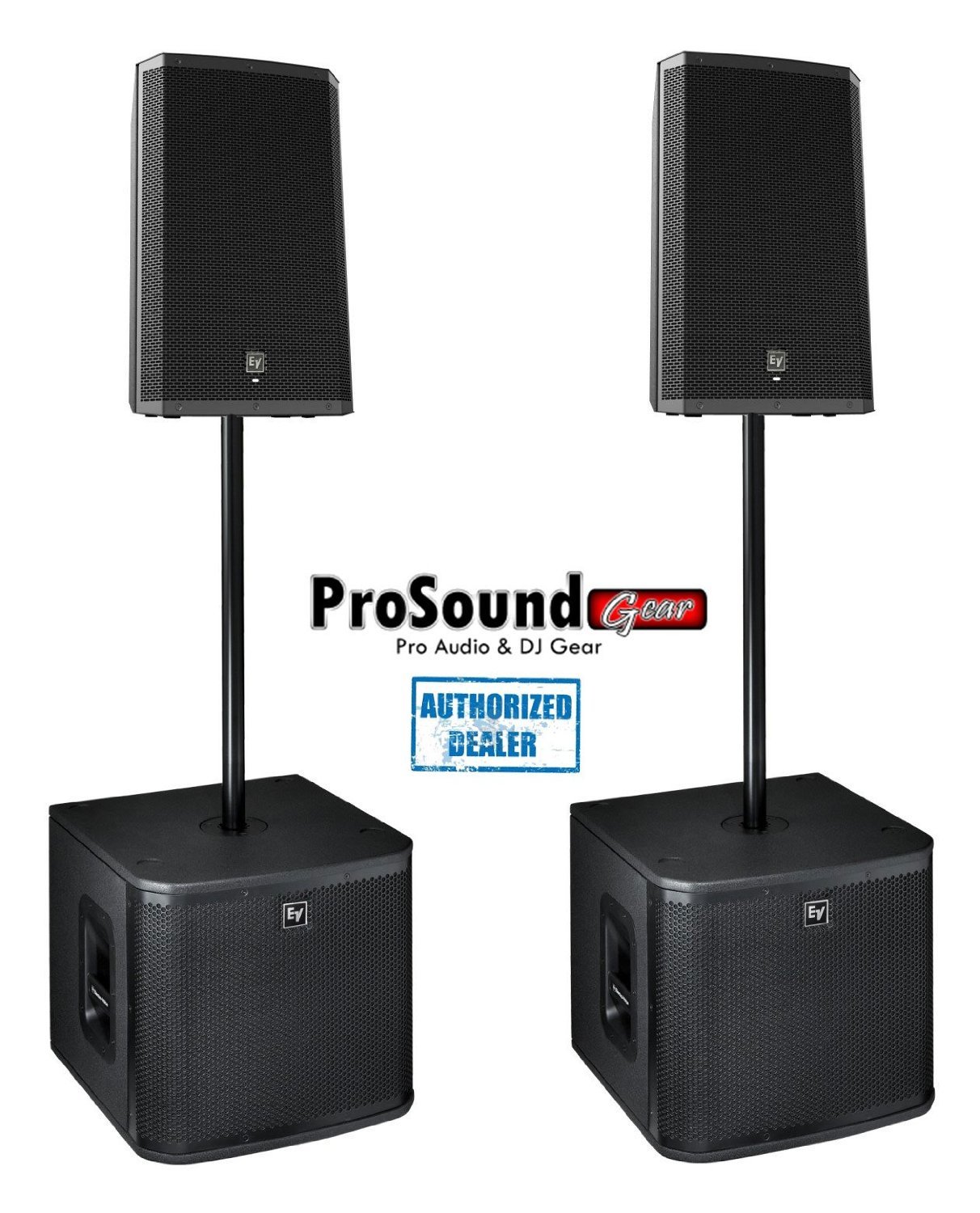 Electro-Voice ZLX-12P 12" 2-Way (Pair) ZXA1-Sub Subwoofer / (Pair)