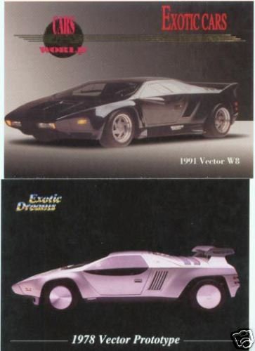 1978 1991 VECTOR PROTOTYPE W2 W-8 TWIN TURBO