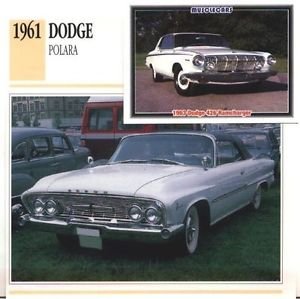 1961 61 DODGE POLARA CONVERTIBLE MOPAR COLLECTOR COLLECTIBLE