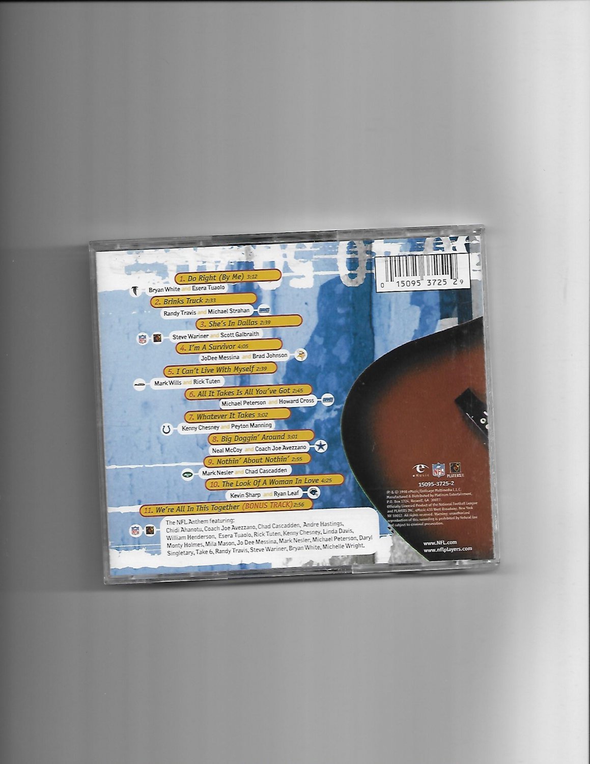 NFL Country by Various Artists (CD, Oct-1998) PEYTON MANNING