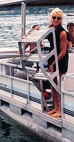 Pontoon Boat Retractable Ladder ProStep IAS Pro-Step Tooner I
