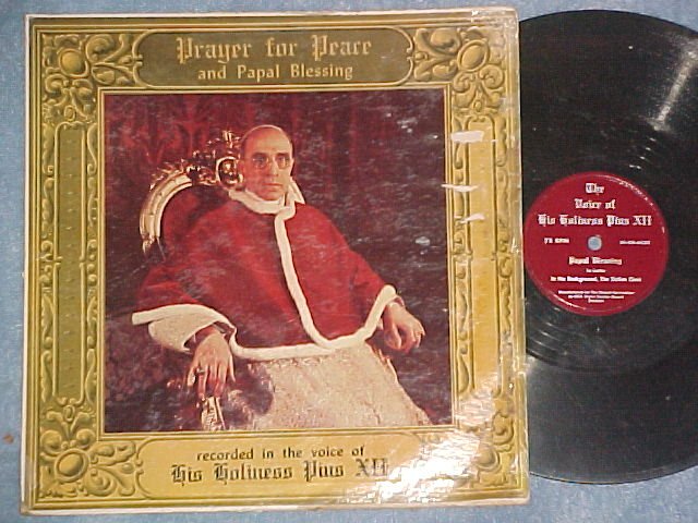 78 with Jacket-POPE PIUS XII--PRAYER FOR PEACE--?'50's?