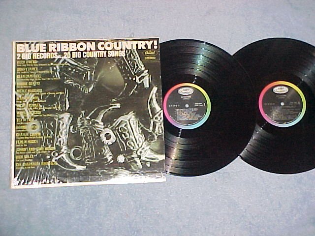 BLUE RIBBON COUNTRY!-NM in shrink 1968 Dbl LP--20 Songs