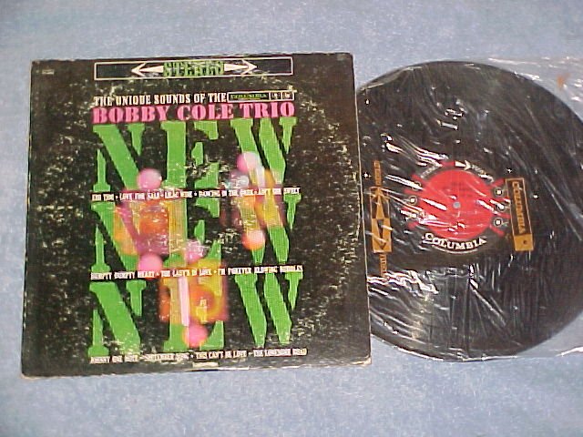 BOBBY COLE TRIO--NEW! NEW! NEW!--Stereo 1960 LP--6-eye