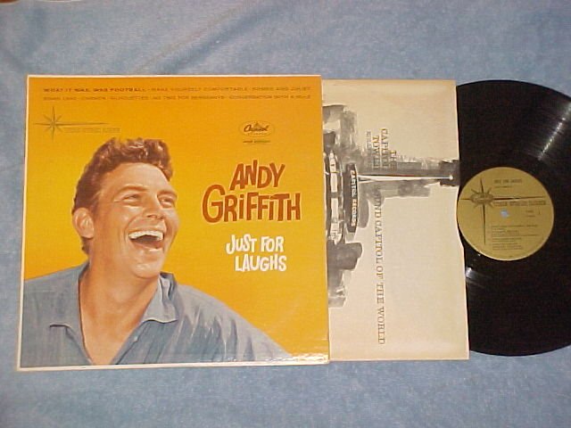 ANDY GRIFFITH--JUST FOR LAUGHS--VG++ 1960 Star Line LP