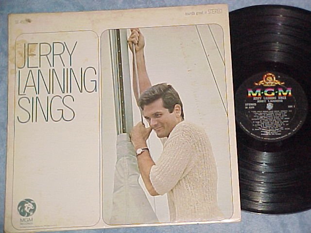 JERRY LANNING SINGS-Self Titled VG 1967 LP--MGM SE-4500