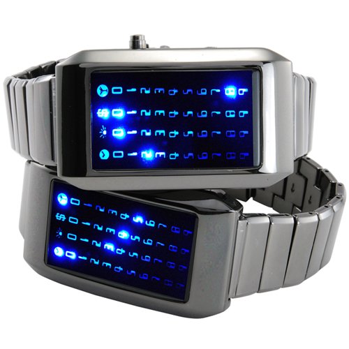 The Warp Core - Japanese Style Blue LED Watch