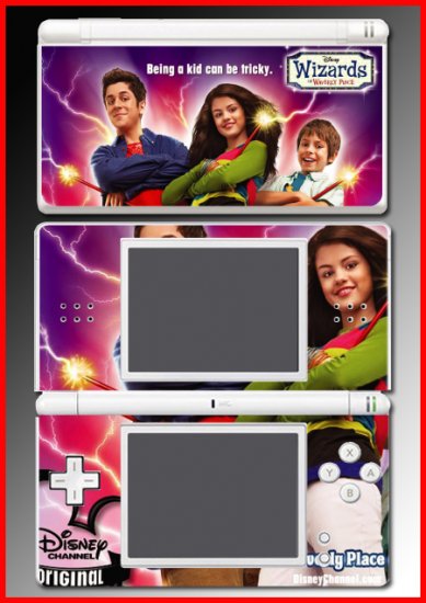 Wizards of Waverly place game SKIN for Nintendo DS Lite