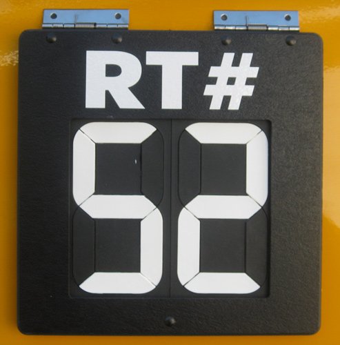 2 DIGIT ROUTE NUMBER CHANGER FOR SCHOOL BUSES