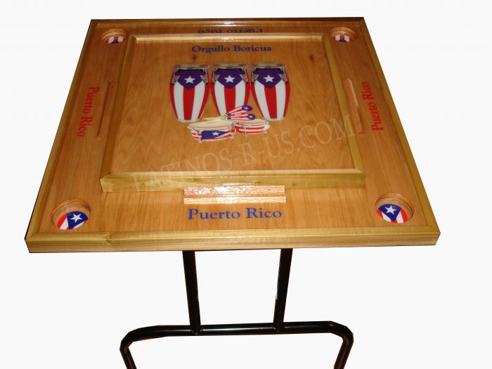 Puerto Rico Congas Domino table