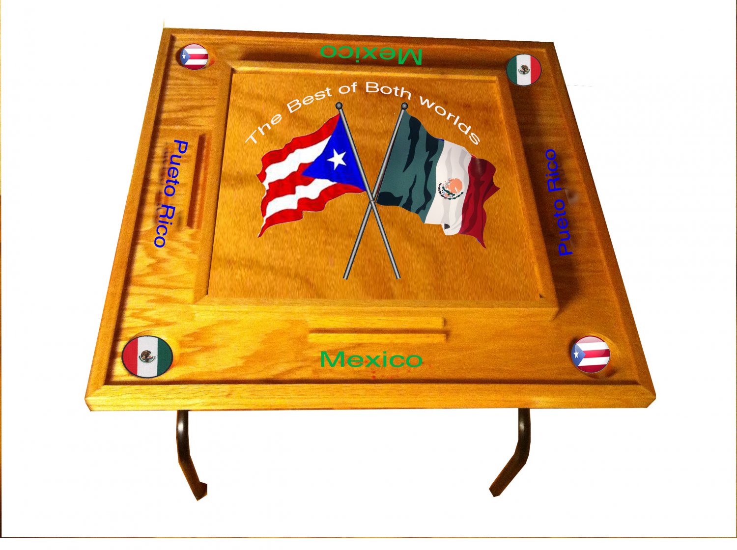 Puerto Rico & Mexico Domino Table