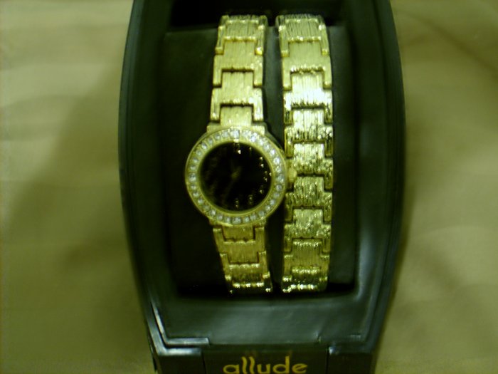 Allude women's watch and bracelet set