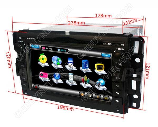GMC DVD players with Digital Touch Screen,GPS,Ipod