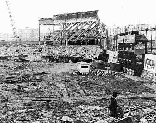 BROOKLYN DODGERS- EBBETS FIELD DEMOLISHED