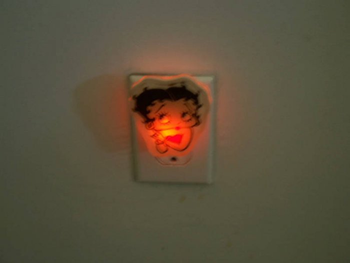 Vintage Betty Boop Night Light NEO Plug In