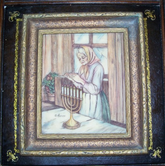 Hand Painted Four Dimensional Artini Engraving Twin Etched