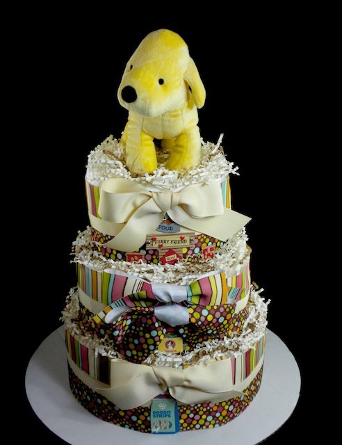 3 Tier Where's Spot Diaper Cake Baby Shower Centerpiece Gift Neutral ...