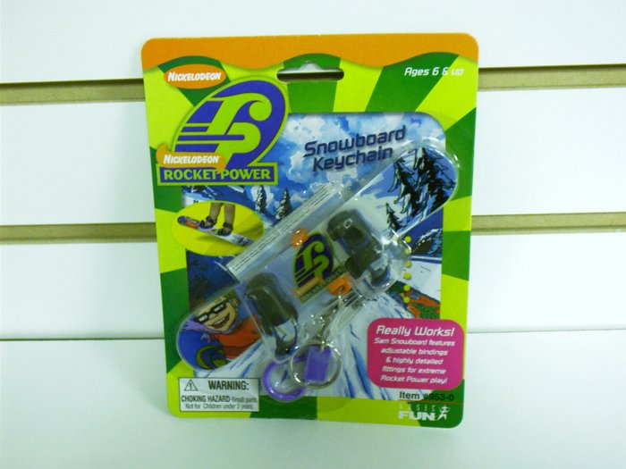 Rocket Power Snowboard Keychain featuring Sam! by Basic Fun FREE USA ...