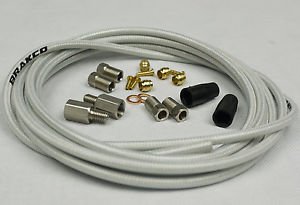 TEFLON KEVLAR HYDRAULIC HOSE KIT SUIT AVID ELIXIR 5 7 9 R CR SILVER ...
