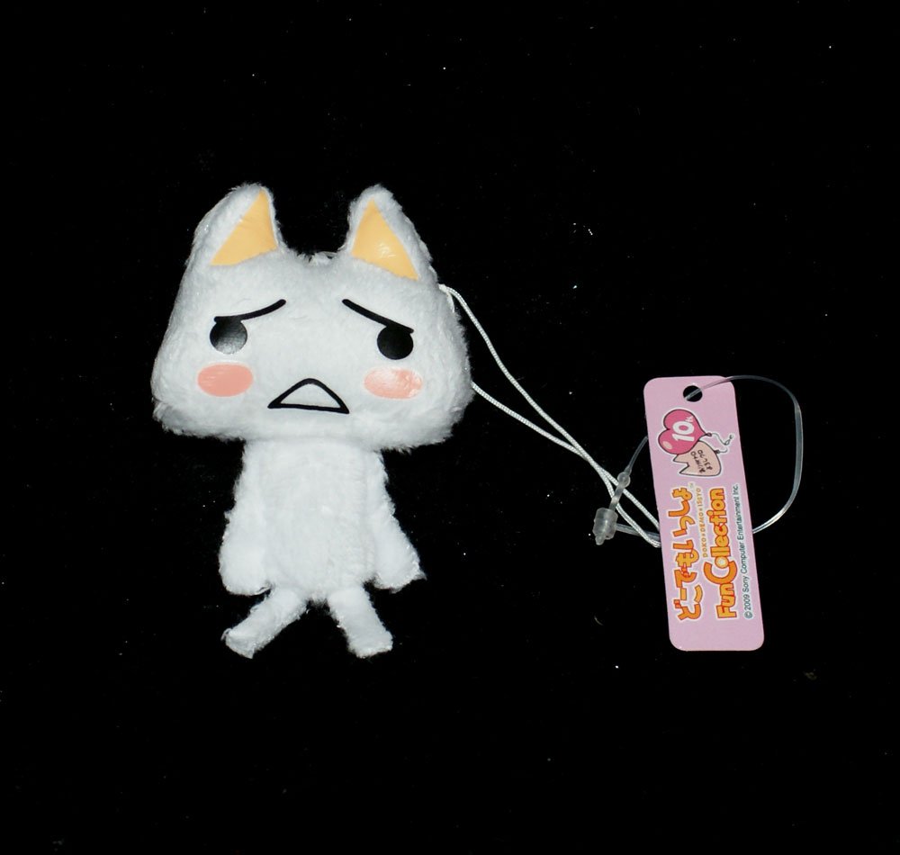 Doko Demo Issyo Sony Cat - Toro Plush Doll Cell Charm - 10th ...