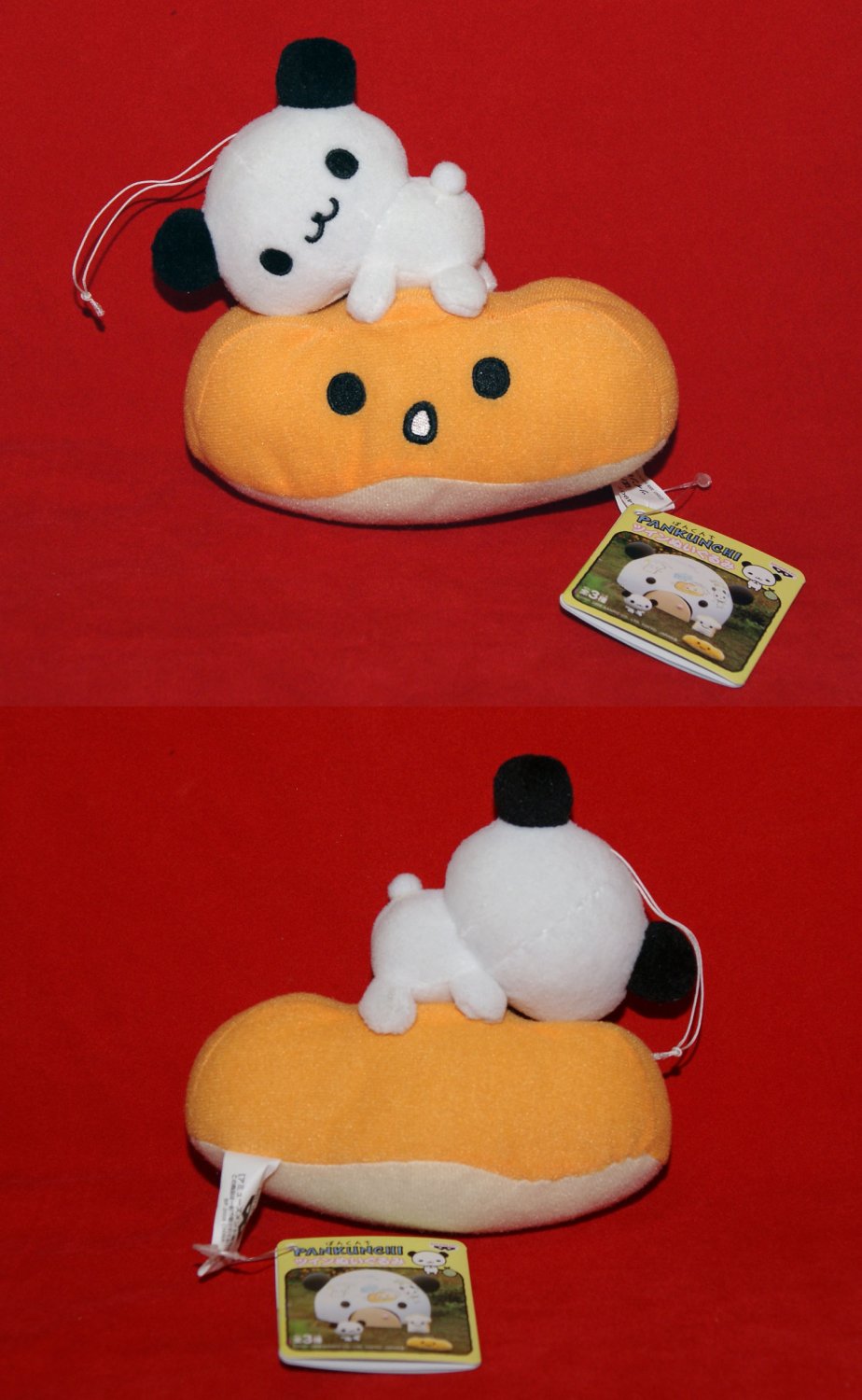 Sanrio Pankunchi Pankun hold Koppepan Bread Roll Plush Doll