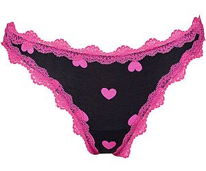 New Fruit of Loom Helenka Lace Thong Panties