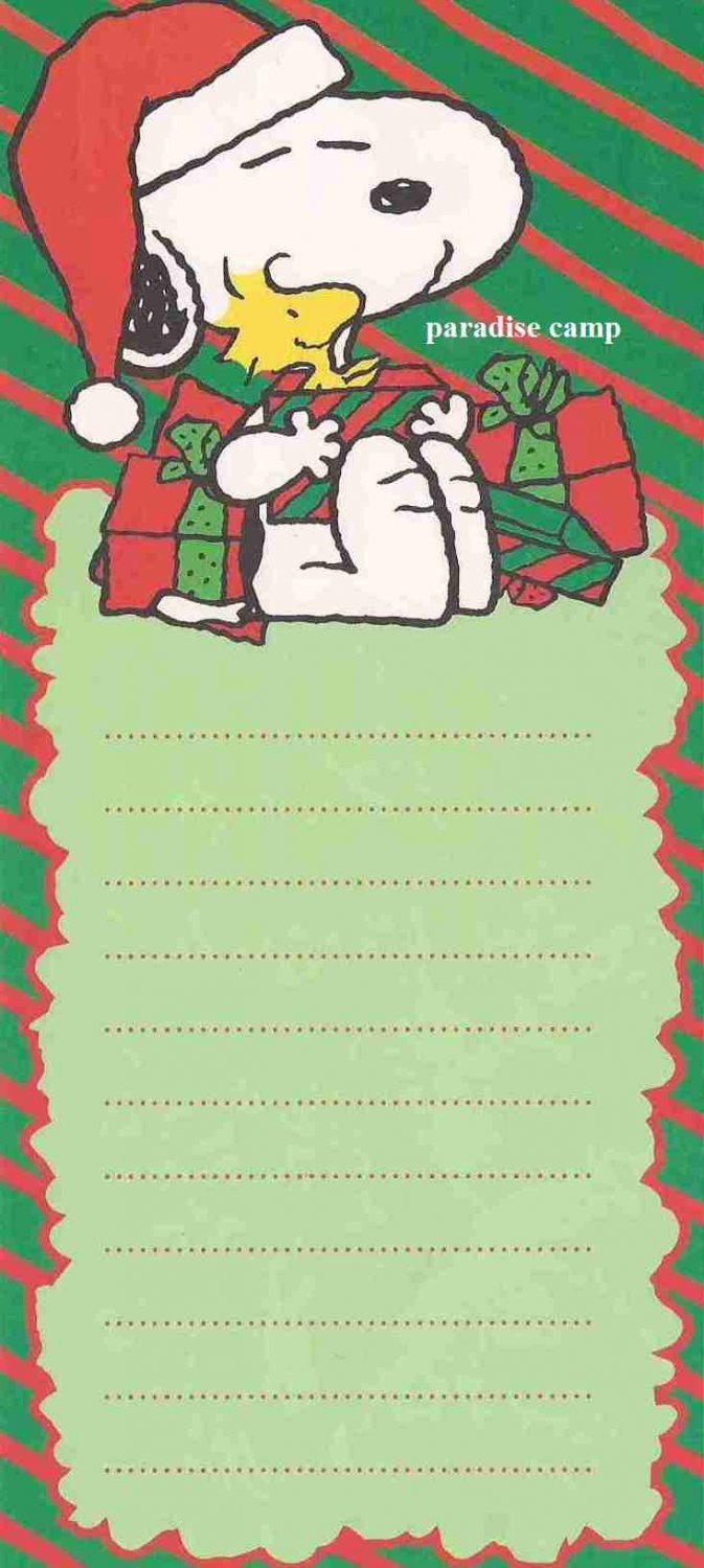 p-c SNOOPY PEANUTS MAGNETIC POST IT NOTES MEMO PAD TO DO SHOPPING LIST ...