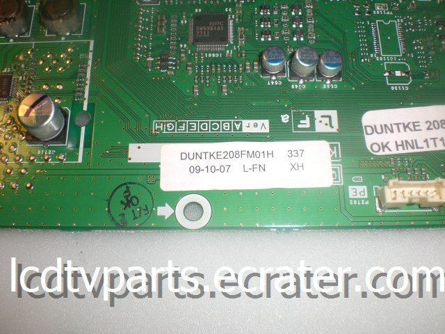 KE208, QPWBNE208WJZZ, DUNTKE208FM01H, DUNTKE 208WE-SEN, Tuner Board for ...