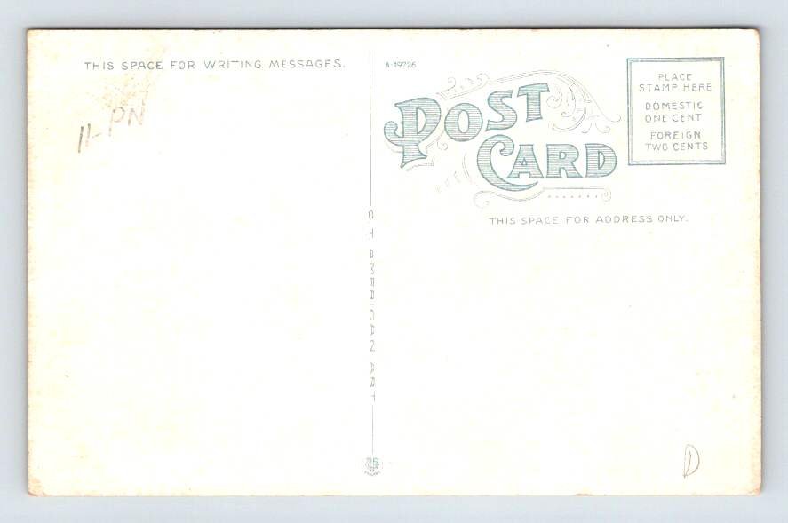 Leominster Massachusetts Public Library Postcard (eCL514)