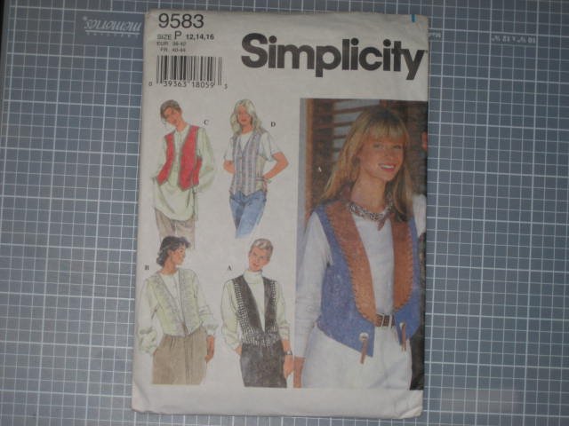 Simplicity Pattern 9583